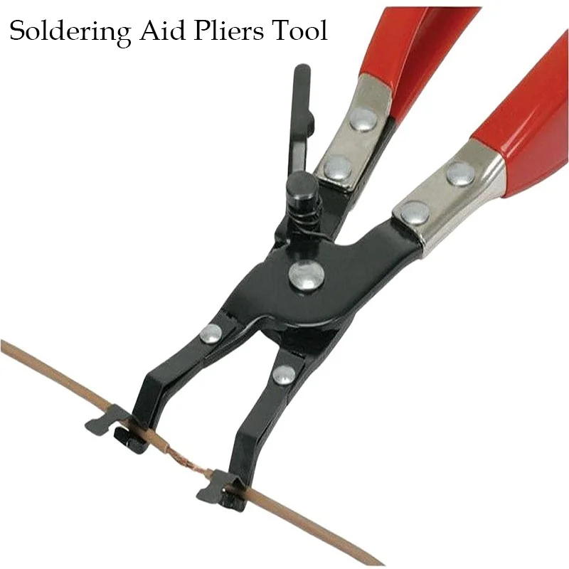 Soldering Aid Pliers Hold 2 Wires Vehicle Universal Steel Welding Plier ...
