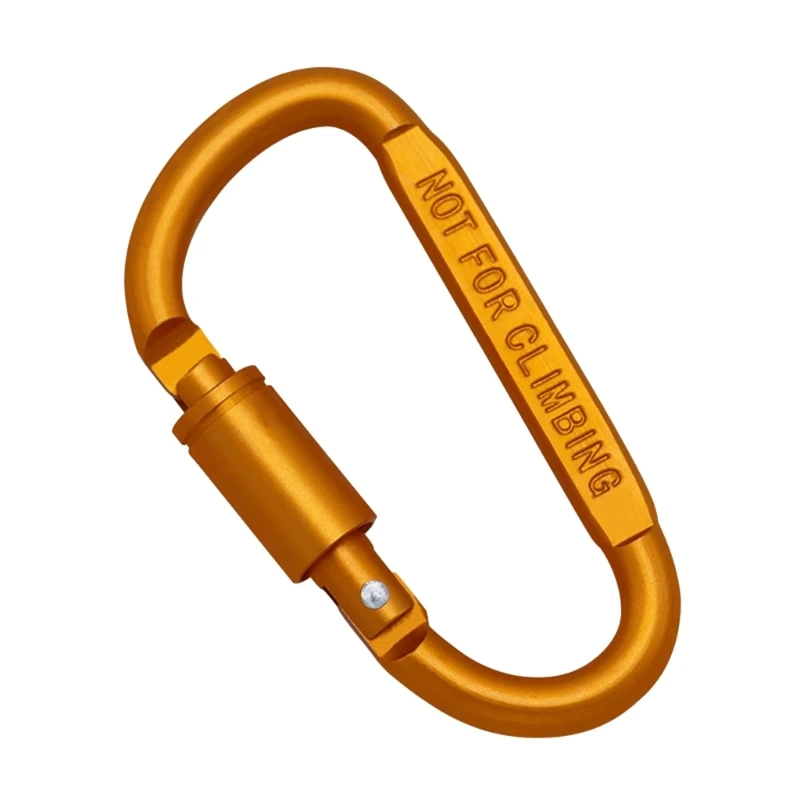 Aluminum Hook D-ring Locking Clip | Climbing Carabiner Accessories ...
