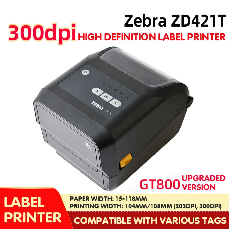 Printer-Zebra-Zebra-Label-Printer-Zd421-zd420-Labeling-Machine-Self ...