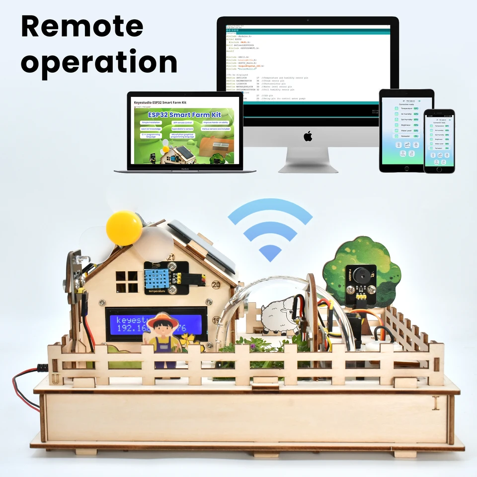 Projets Agriculture Connectée Kit Smart Farm IoT KEYESTUDIO Pour ...