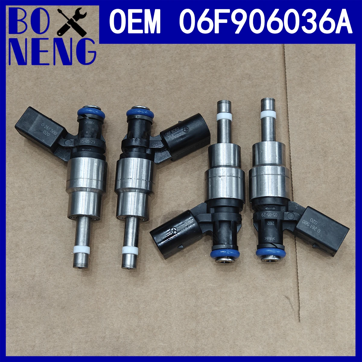 4pcs/lot OEM 06F906036A 0261500020 06F906036G Fuel Injector For VW ...