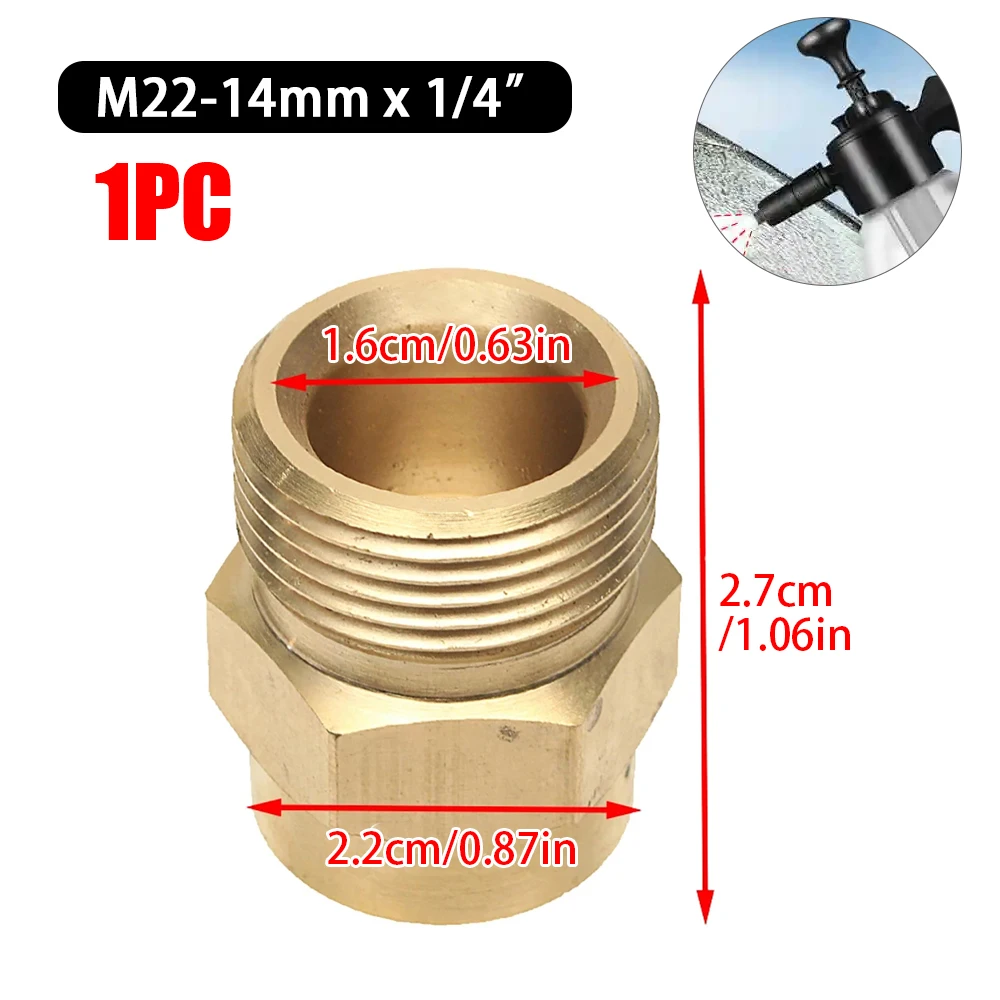 High-Pressure-Foam-Pot-Connector-Brass-Washer-Adaptor-Foam-Lance ...