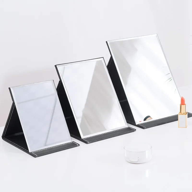 Folding-Makeup-Mirror-Portable-Makeup-Mirror-Student-Dormitory-Desktop ...