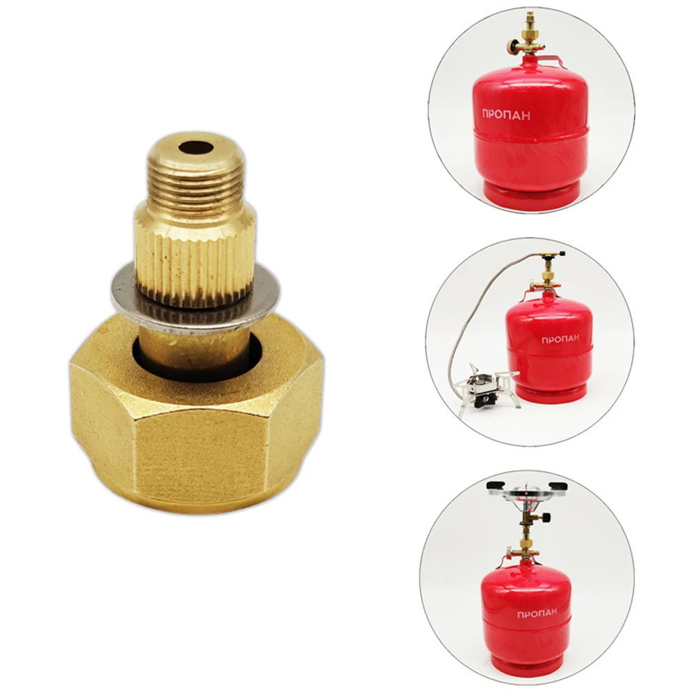 Camping-Gas-Stove-Converter-Aluminum-Alloy-LPG-Tank-To-Outdoor-Stove ...