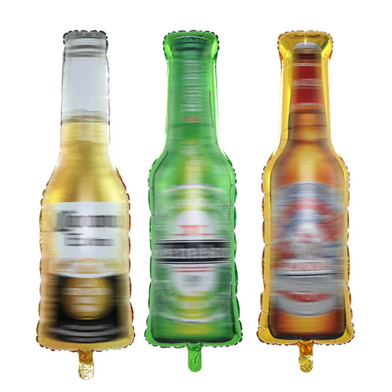 Beer Birthday Party Metallic Balloons 3 Styles Beer Shape Balloons Bar ...