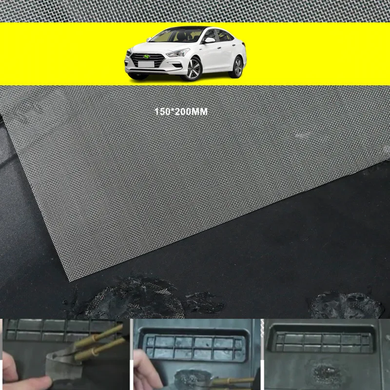 Car-Bumper-Stainless-Steel-Repair-Mesh-Plastic-Crack-Repair-Hole-Mesh ...