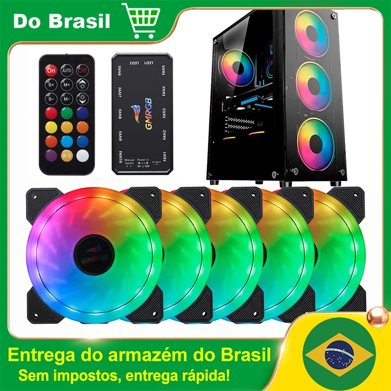 GMRGB-Kit-1-10-120mm-Fan-ARGB-RGB-Cooling-Ventilador-6PIN-Rainbow ...