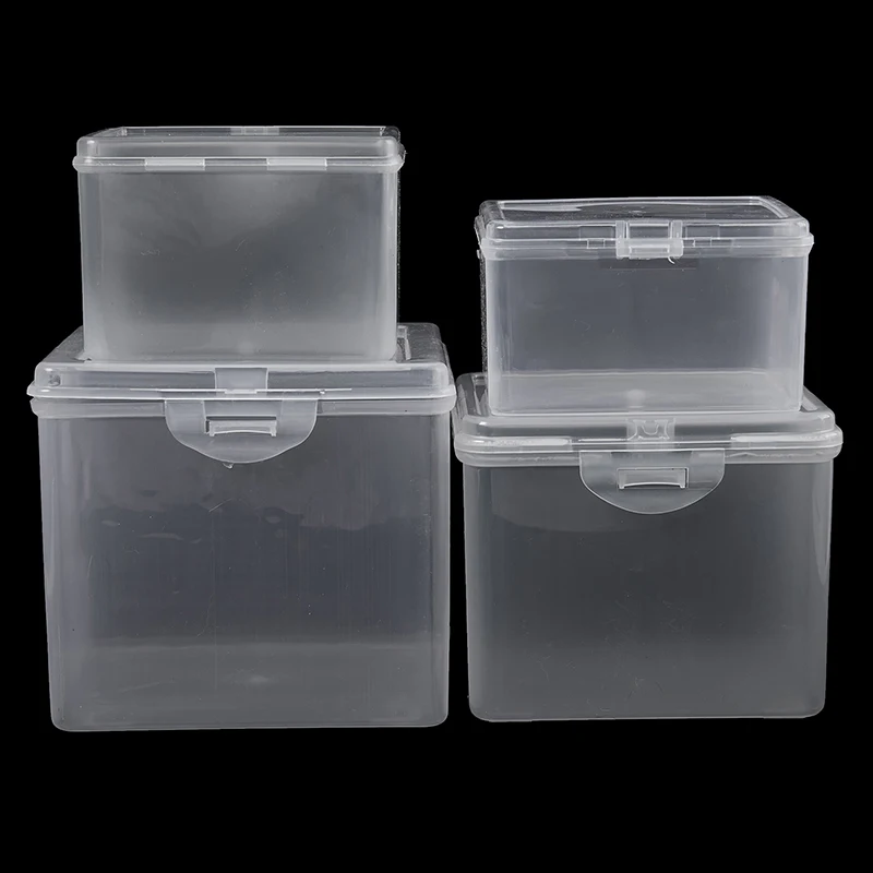 Clear-Storage-Box-With-Lid-For-Jewelry-Stationery-Headwear-Rectangular ...