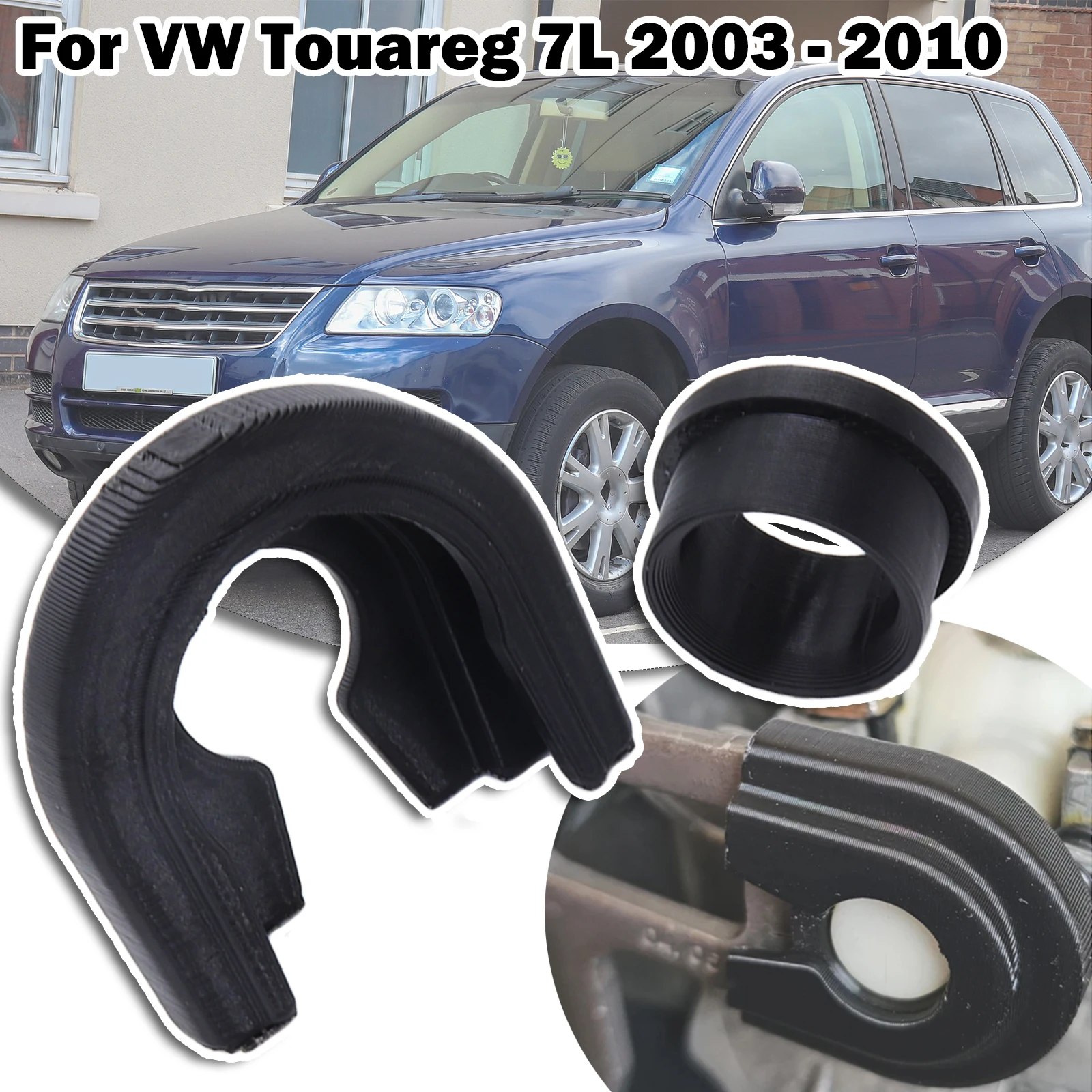 2pc For VW Touareg 7L Upgrade Hard Plastic Gearbox Bushing Manual Trans ...