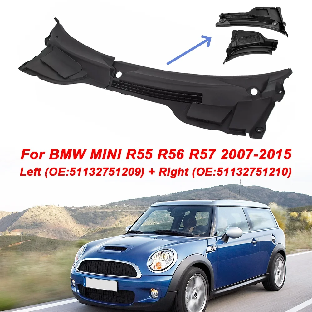 Car Windshield Wiper Window Cowl Panel Grille 51132751209 51132751210 ...