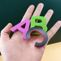 Magnetic Letters Numbers Alphabet ABC 123 Fridge Magnets Plastic ...
