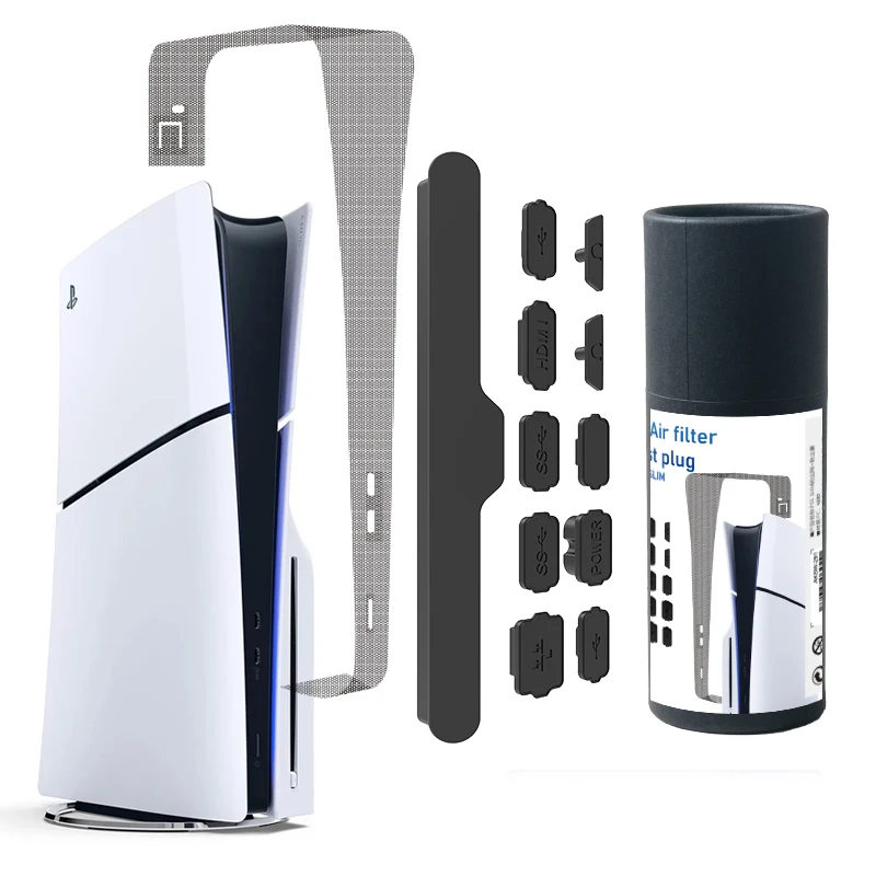 12IN1-Dust-Plug-For-PS5-Slim-Game-Console-Dust-Proof-Filter-Cover-for ...