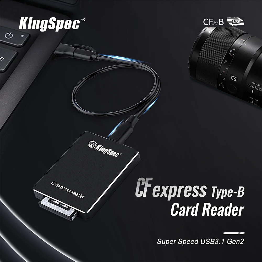 KingSpec-CFexpress-Type-B-Card-Reader-USB-3-1-Gen-2-10Gbps-Type-C ...