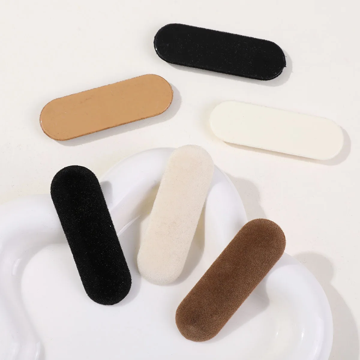 5pcs-korean-style-long-flocking-resin-flatback-cabochon-fashion-charms ...