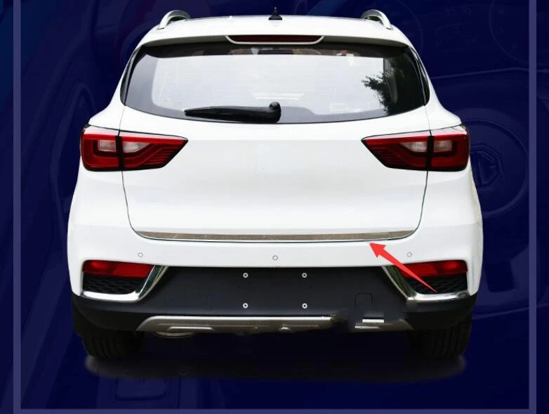 For-Mg-Zs-2017-2018-CHROME-REAR-TRUNK-TAILGATE-BACK-DOOR-LID-COVER-BOOT ...