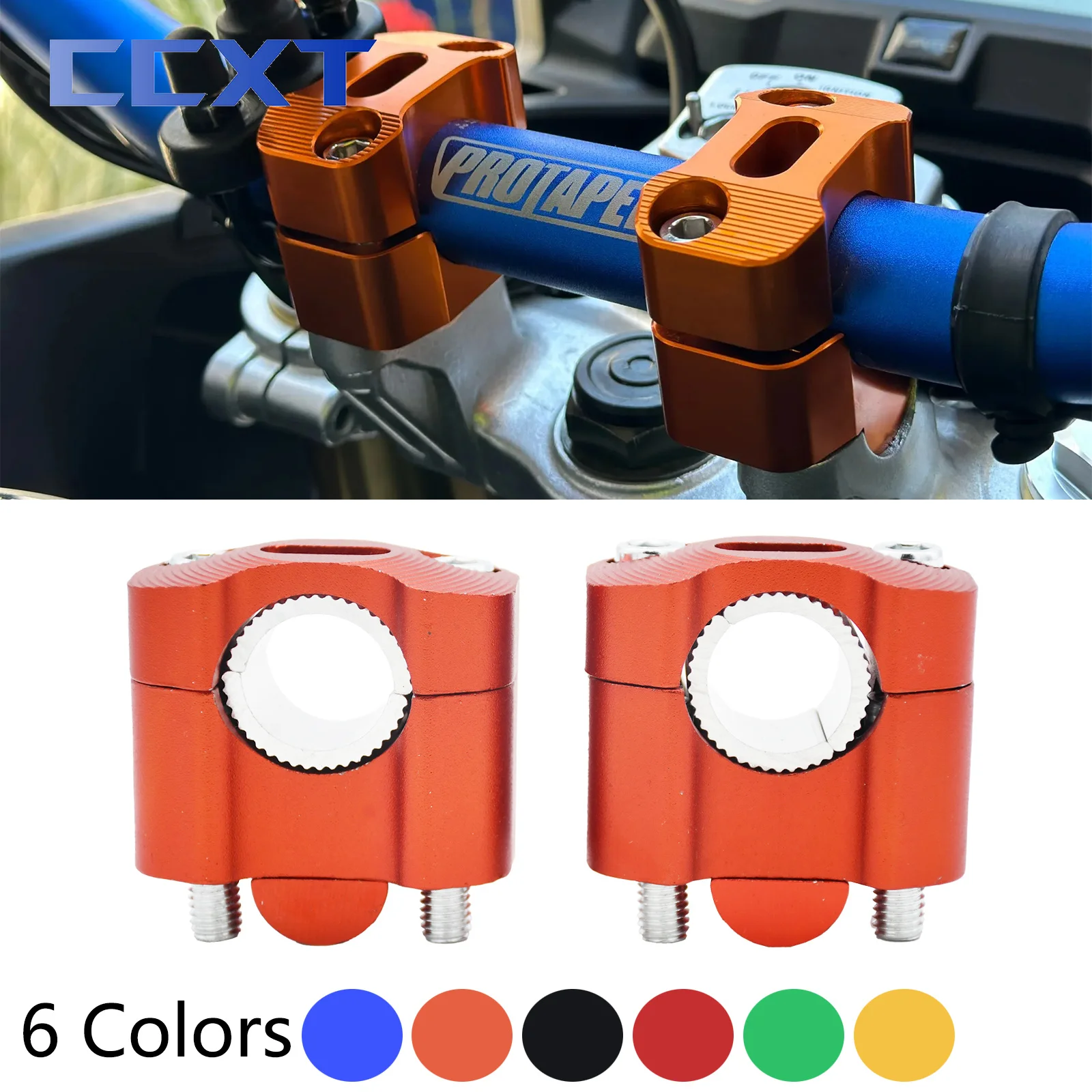 Motorcycle-22mm-28mm-Handlebar-Clamp-Handlebar-Risers-Adapter-Bar ...