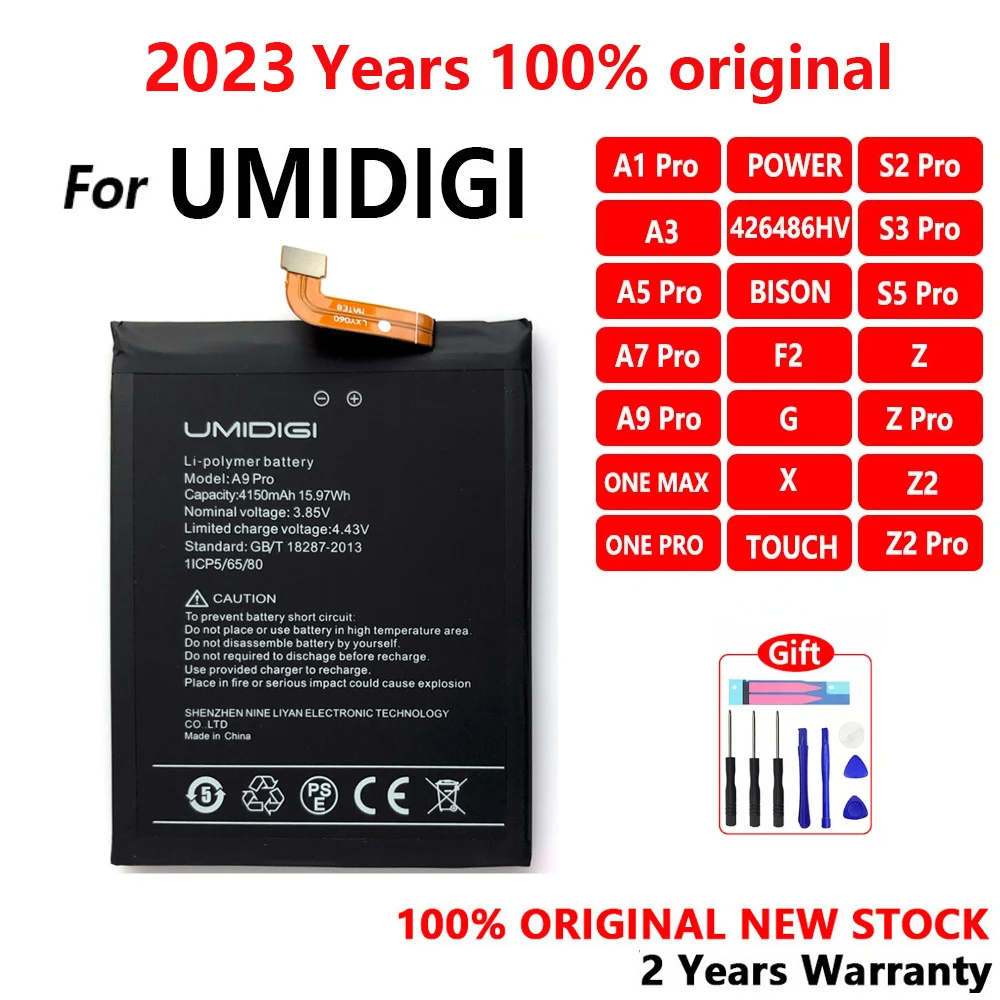 Nova bateria original para umi umidigi a1 pro s2 lite a3 s3 s5 pro g ...