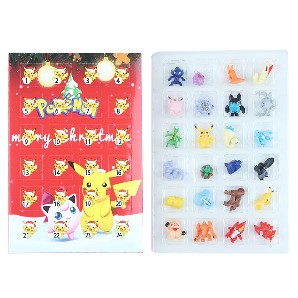 Pokemon Pikachu Kawaii Advent Calendar Box - KawaiiMerch.com