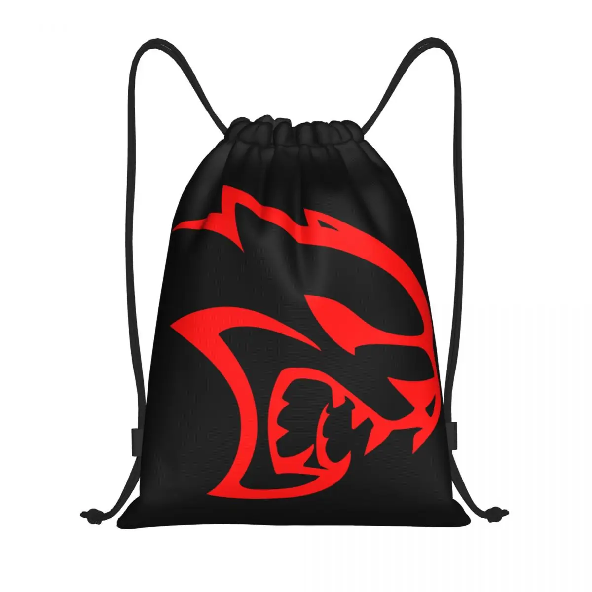 Custom Red Hellcats Drawstring Bags Men Women Lightweight Superhero Sports Gym Storage Backpack ...