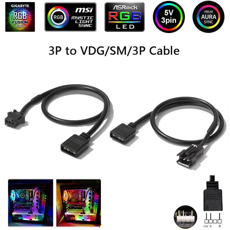 5V-3Pin-PC-Accessories-To-3Pin-VDG-SM-3Pin-ARGB-SYNC-Adapter-Cable ...
