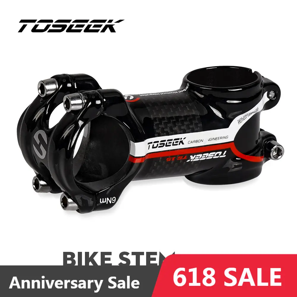 Carbon Handlebar Stem Toseek | Aluminum Bike Handlebar Stem - Ultralight Carbon Stem - Aliexpress