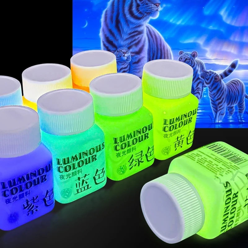 Glow-in-the-Dark-Paint-Acrylic-Paint-for-Decorations-Art-Painting ...