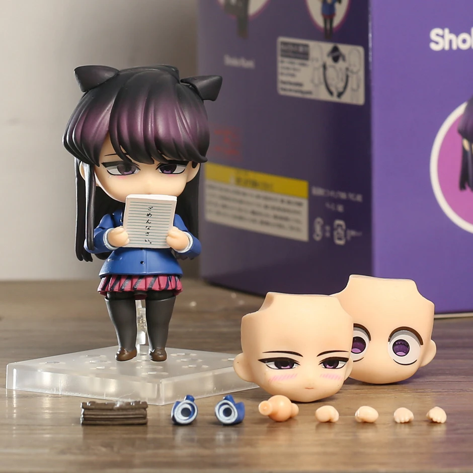 Komi-no-puede-comunicarte-Shoko-Komi-No-1853-Q-Face-Doll-figura-de-acci ...