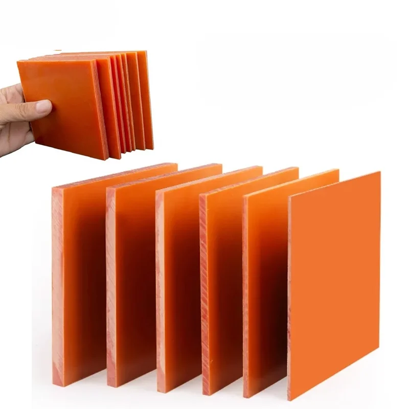 1pc 1mm-20mm Orange Red Bakelite Plate Insulation Phenolic Resin Board ...