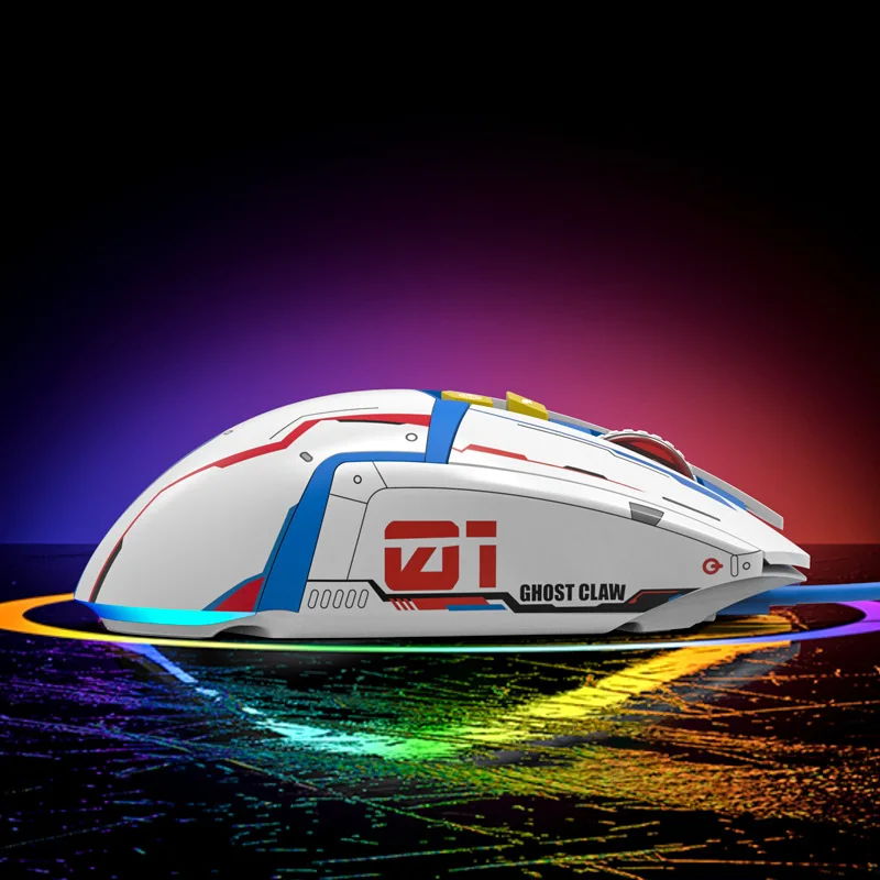 Usb Wired Gaming Mouse 6400 Dpi 11 Botões Ratos Programáveis Ergonômico ...