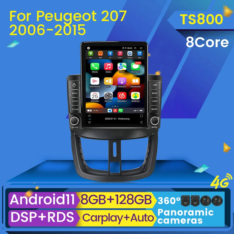 Android-12-IPS-For-Tesla-Style-Screen-Car-Radio-Multimedia-Player-for ...