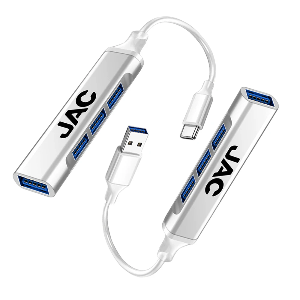 Car USB Hub 4 Port Multi Splitter Type C Adapter Accessories For JAC S2 J3 Board JS2 S3 JS3 J2 ...