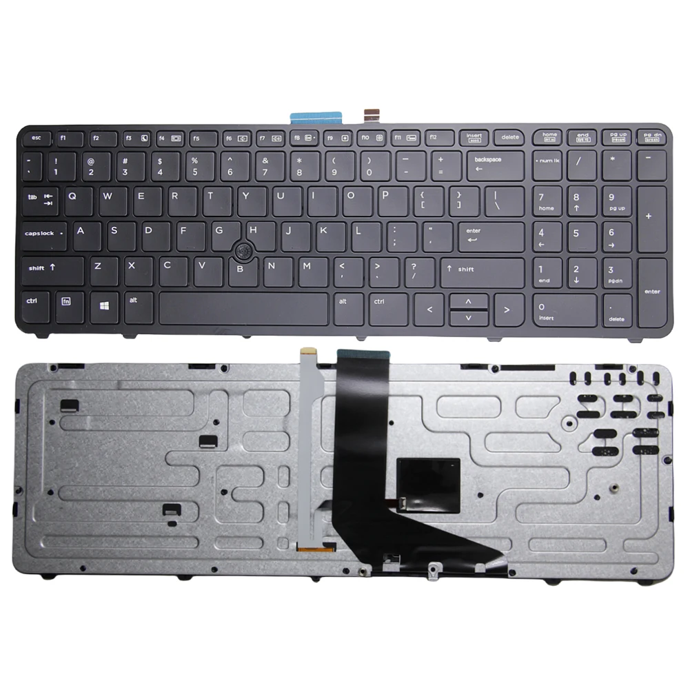 Replacement English laptop keyboard FOR HP For ZBOOK 15 G1 G2 ZBOOK 17 ...