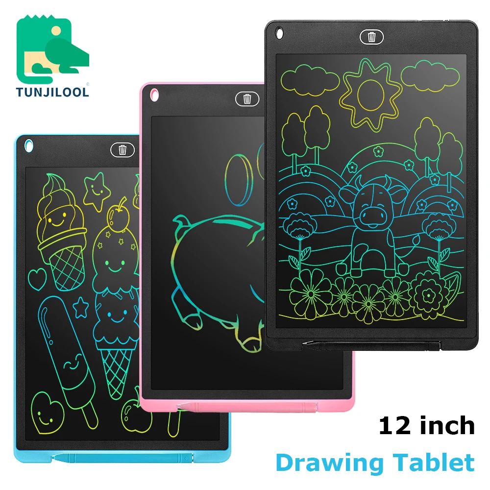 12-16-Zoll-LCD-Schreibtafel-Tafel-Zeichen-tablette-Kinder-Montessori ...
