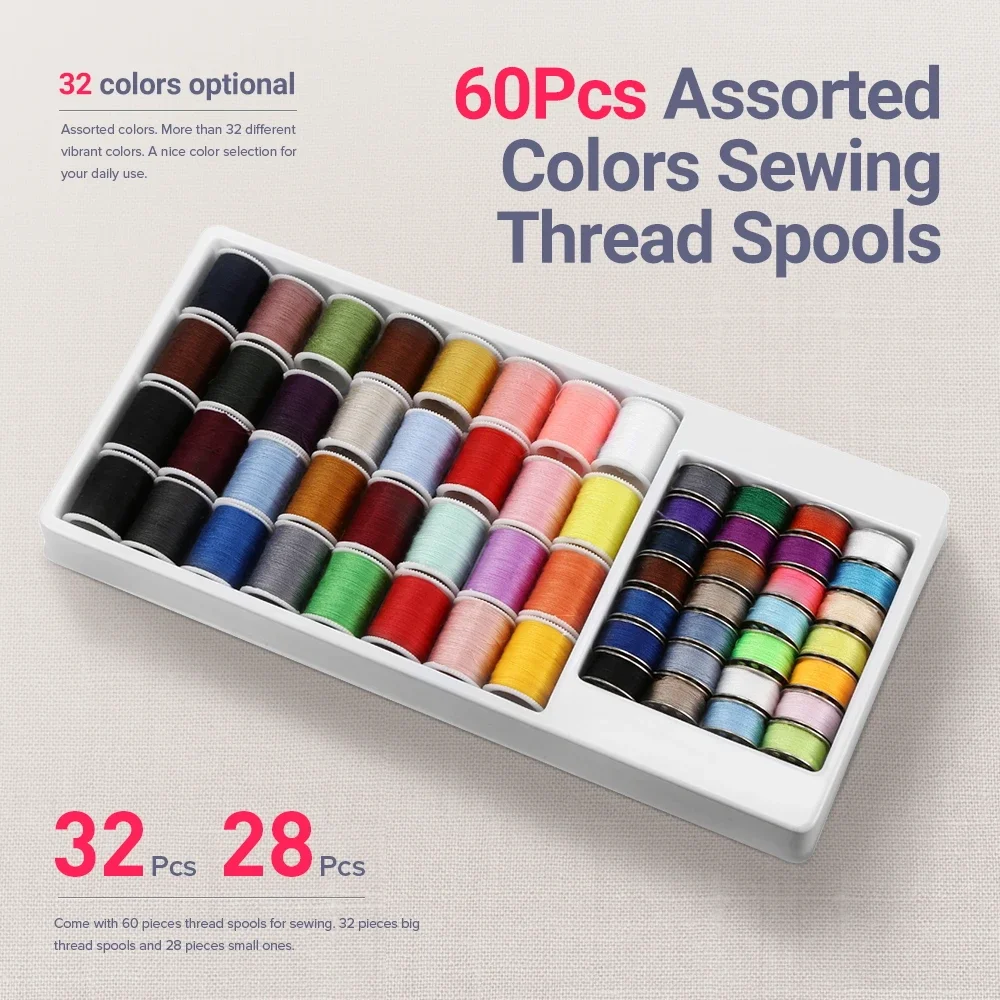 53pcs-Assorted-Colors-Sewing-Thread-Spools-Storage-Organizer-Holder-DIY ...