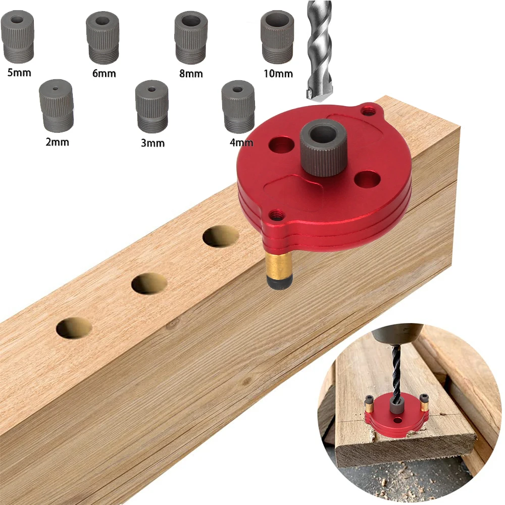 2-10mm-Dowel-Jig-Kit-Self-Centering-Drill-Guide-Locator-with-7-Steel ...