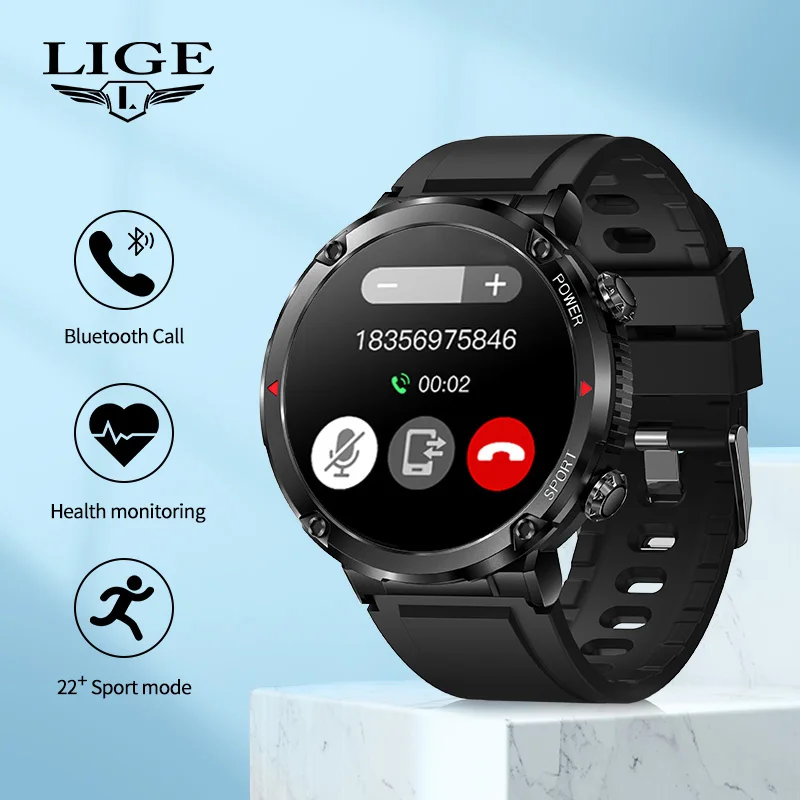 LIGE-Smart-Watch-Men-1-6-IPS-HD-Screen-Bluetooth-Call-Wrist-Watch-IP68 ...