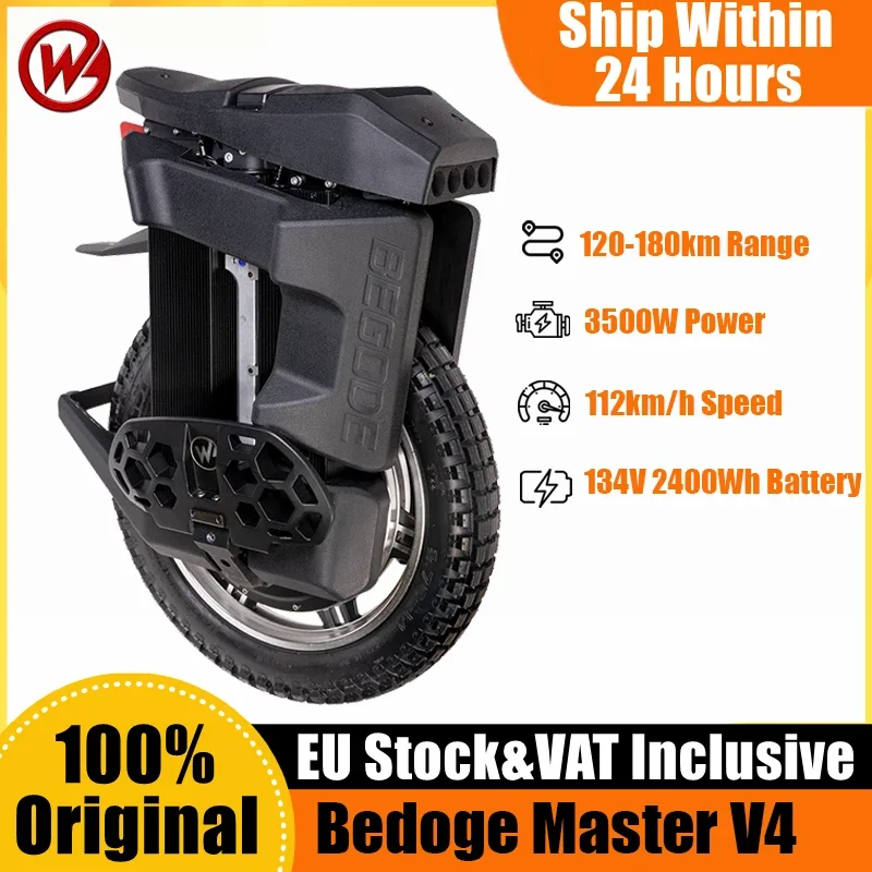 EU-Stock-Begode-Master-V4-Electric-Unicycle-134V-2400Wh-50S-Battery-EUC ...