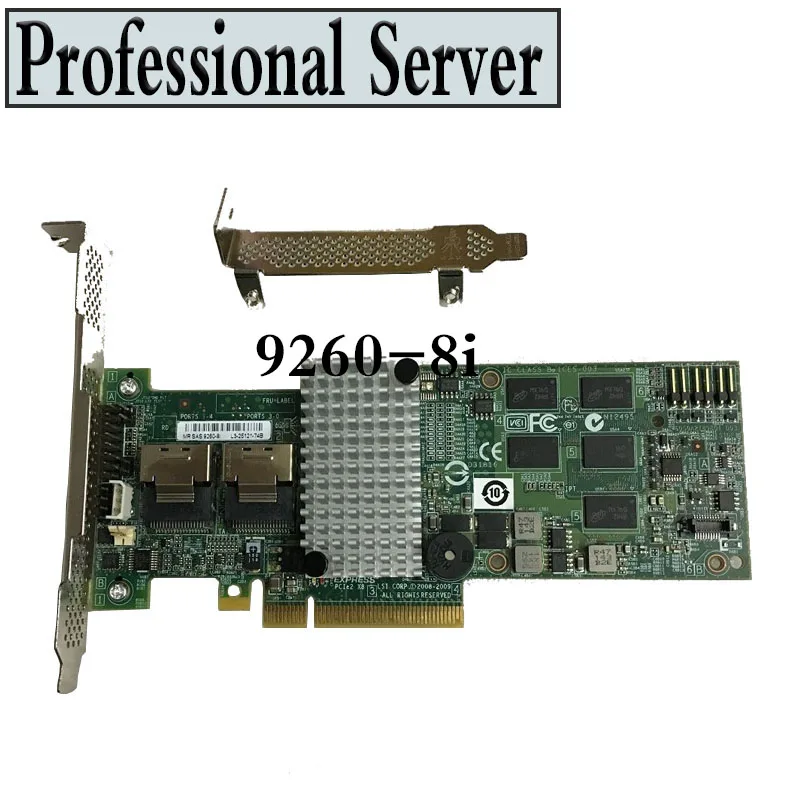 LSI MegaRAID 9260-8i RAID Controller Card SAS Sata PCI E 8-PORT RAID ...