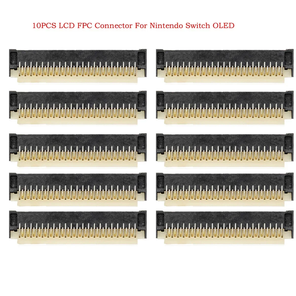 10PCS for Nintendo Switch OLED LCD FPC Connector 43 Pin Replacement for ...