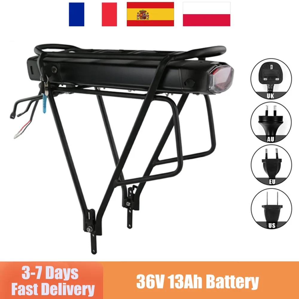 Rear-Rack-Electric-ebike-Battery-36V-48V-13AH-15AH-17-5AH-12AH-With ...