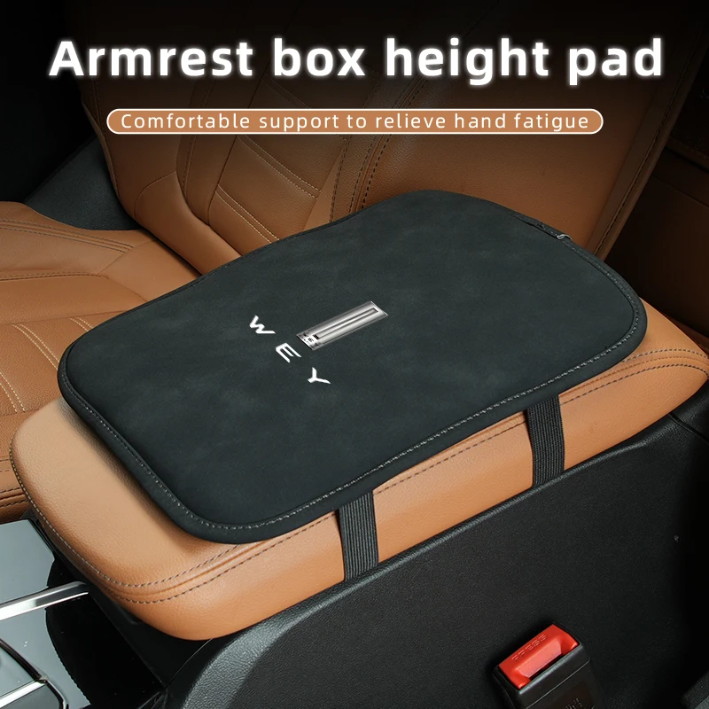 Car-Armrest-Box-Mat-Auto-Center-Console-Arm-Rest-Booster-Cushion-For ...