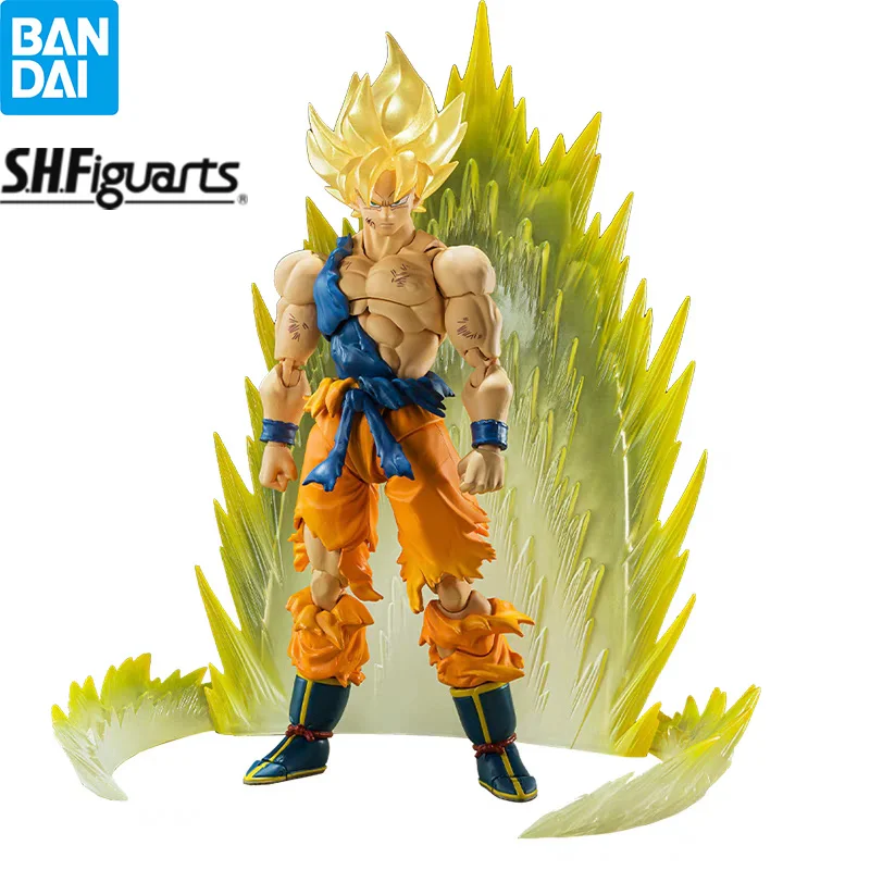 BANDAI figura de acción de Dragon Ball Z, modelo Original de S.H.Figuarts, Son Goku SSJ Super ...