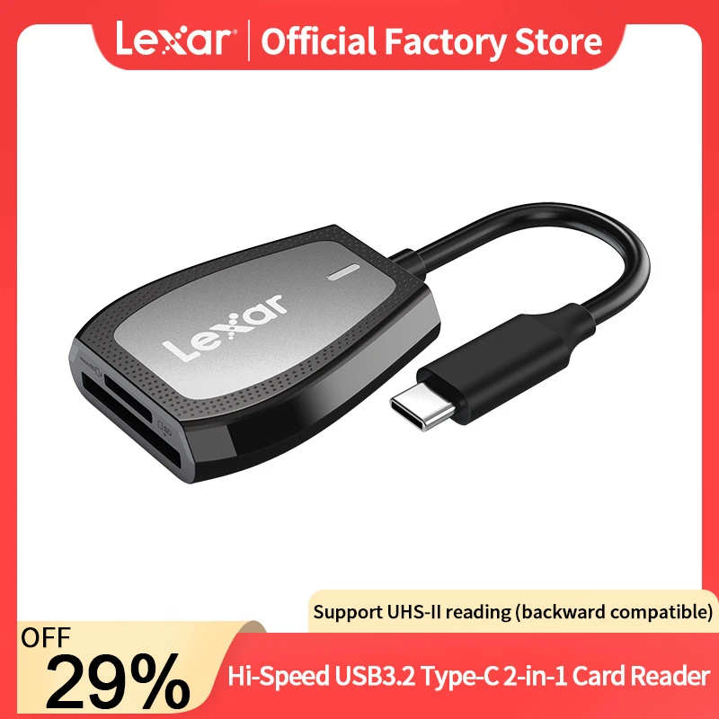 Lexar Card Reader USB 3.2 Type C To SD Micro SD TF Adapter Accessories ...