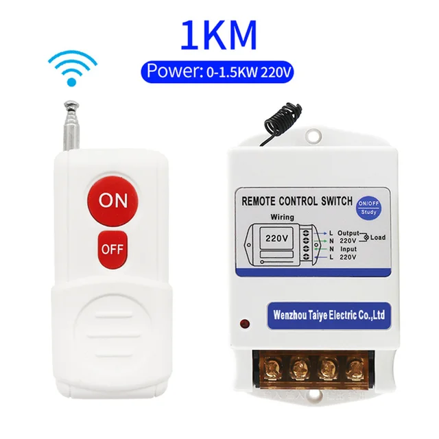 220V 380V Water Pump Wireless Industrial Remote Control Switch ...