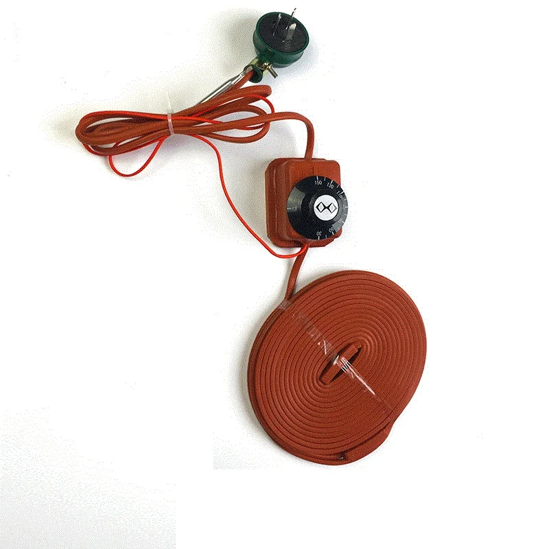 110V-220V-Silicone-Electric-Heating-Pad-Flexible-Rubber-Heater-Band ...