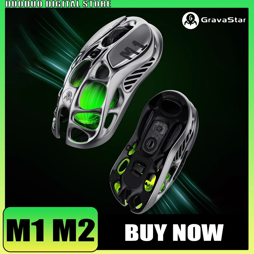 Gravastar-M2-e-M1-Tri-Mode-Magnesium-Alloy-Mouse-Paw3395-Gamer ...
