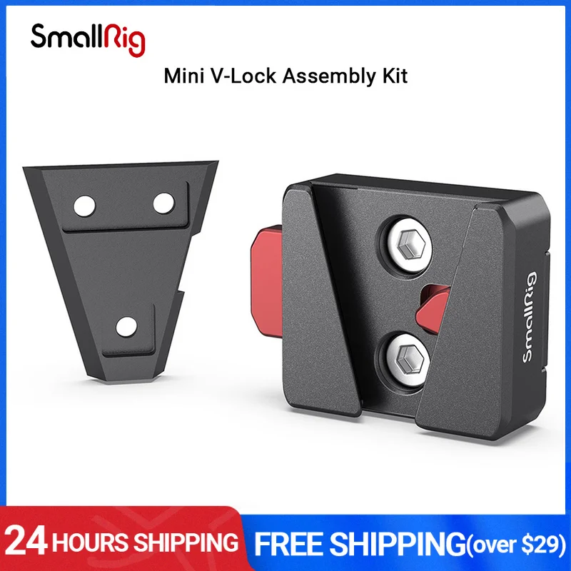 Smallrig Mini V-lock Assembly Kit Featuring Two 1/4-20 Mounting Holes ...