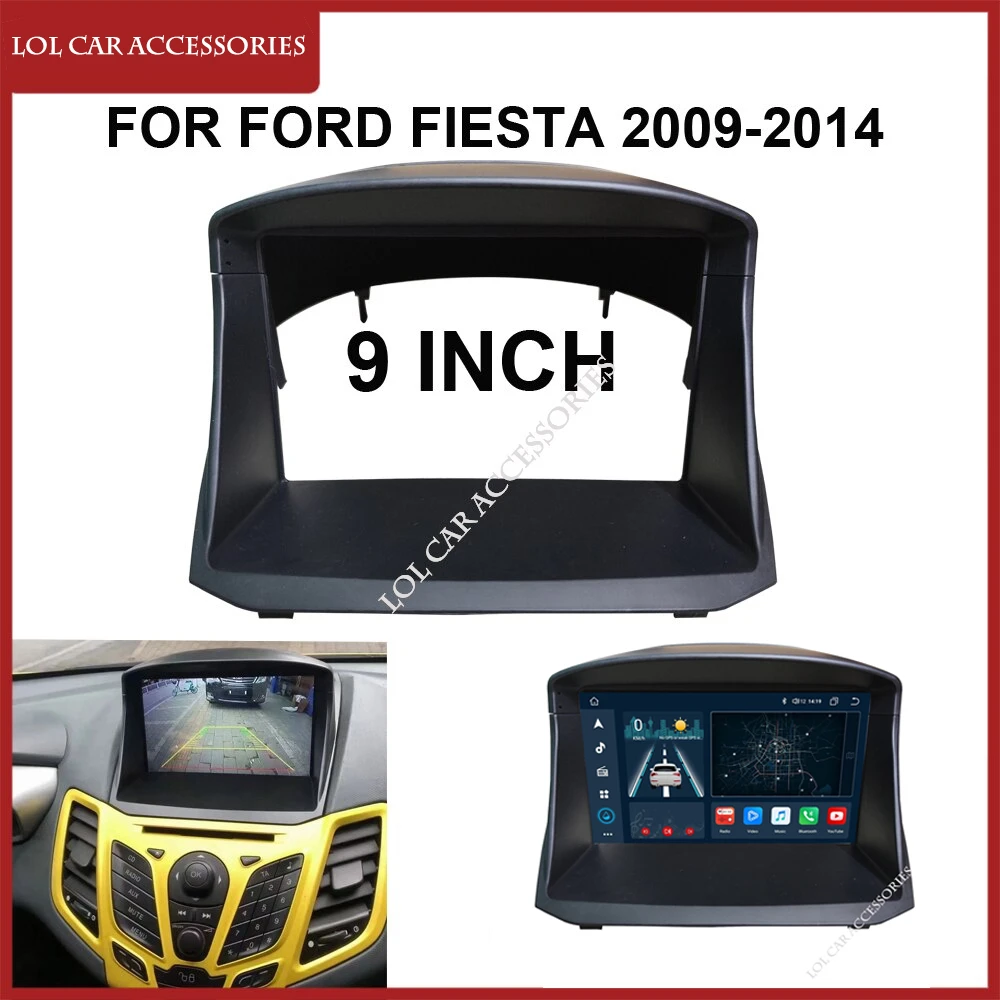 9 Inch For Ford Fiesta 2009-2014 Car Radio Stereo Android Mp5 Player ...