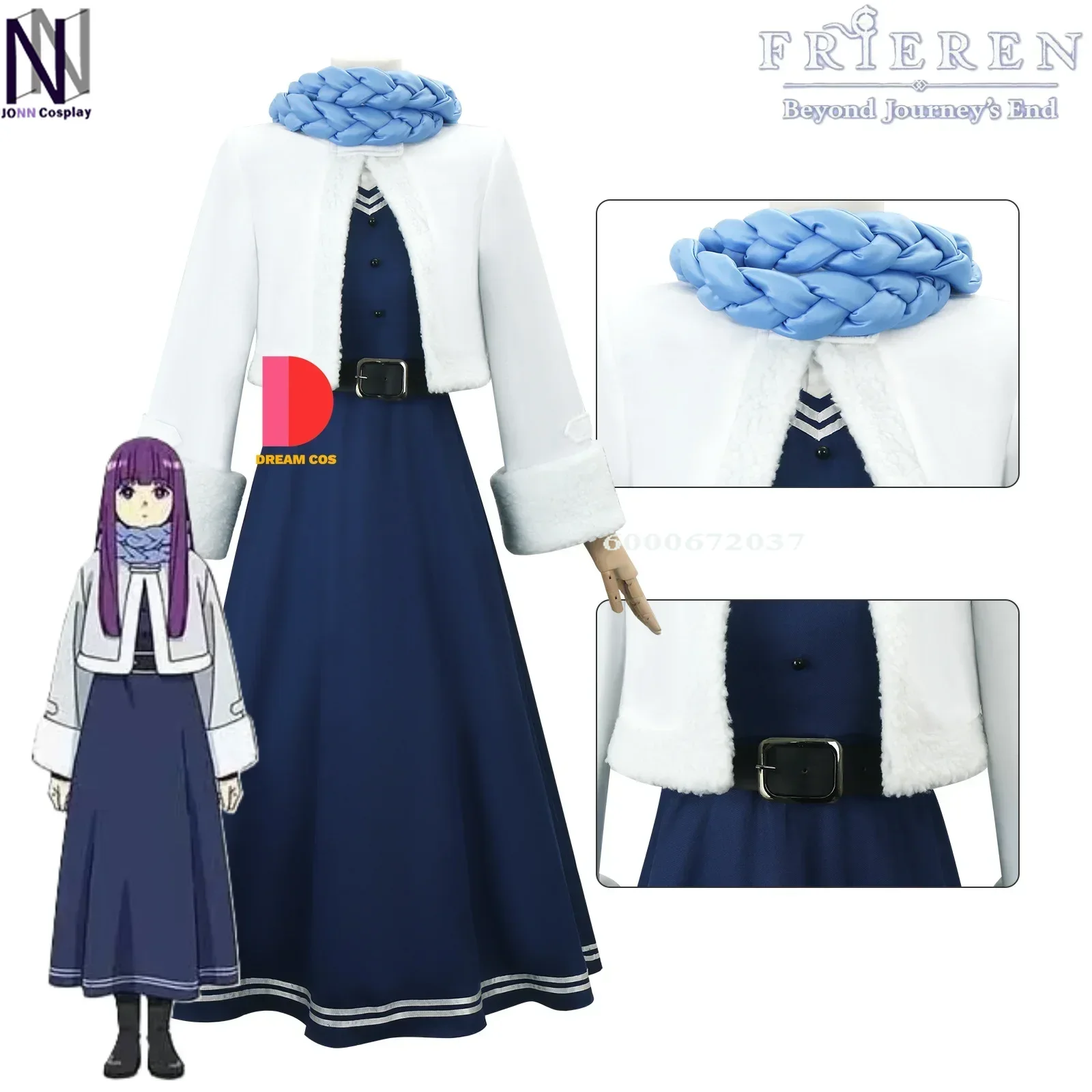 Anime-Frieren-at-the-Funeral-Cosplay-Fern-Costume-Adult-Carnival ...