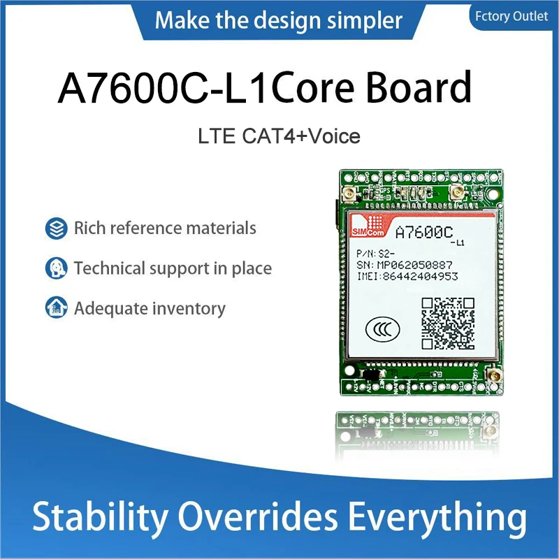 SIMcom A7600C-L1 Development Core Board LTE Cat4 4G Module Support 2G ...